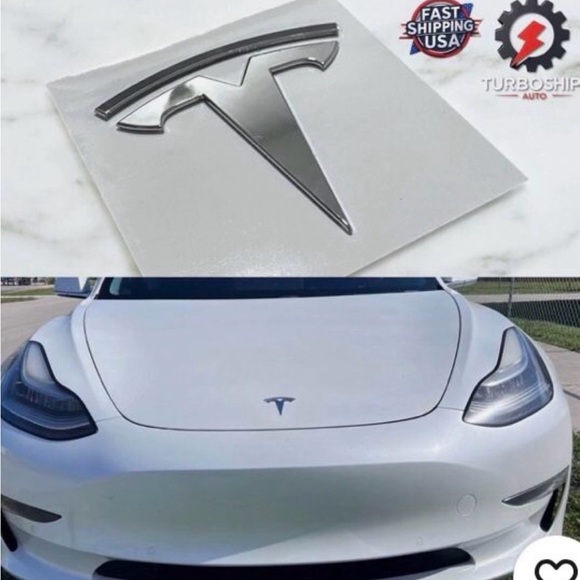 Tesla | Other | Tesla Emblem Badge 3d Decal Model 3 Front Logo | Poshmark